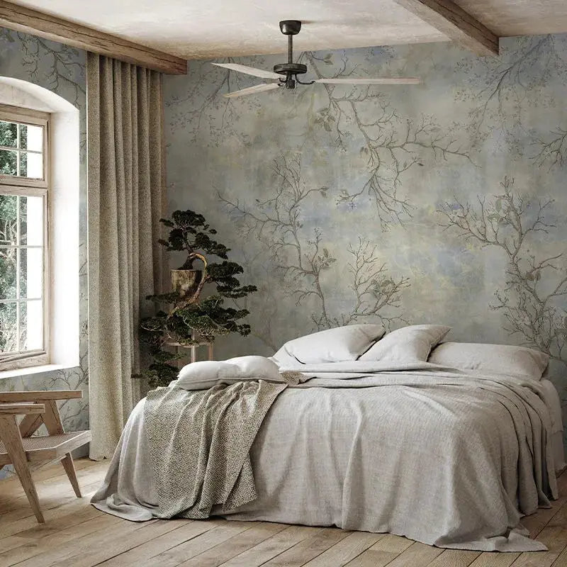 Burgeon Fresco Wallpaper | WallCreatives